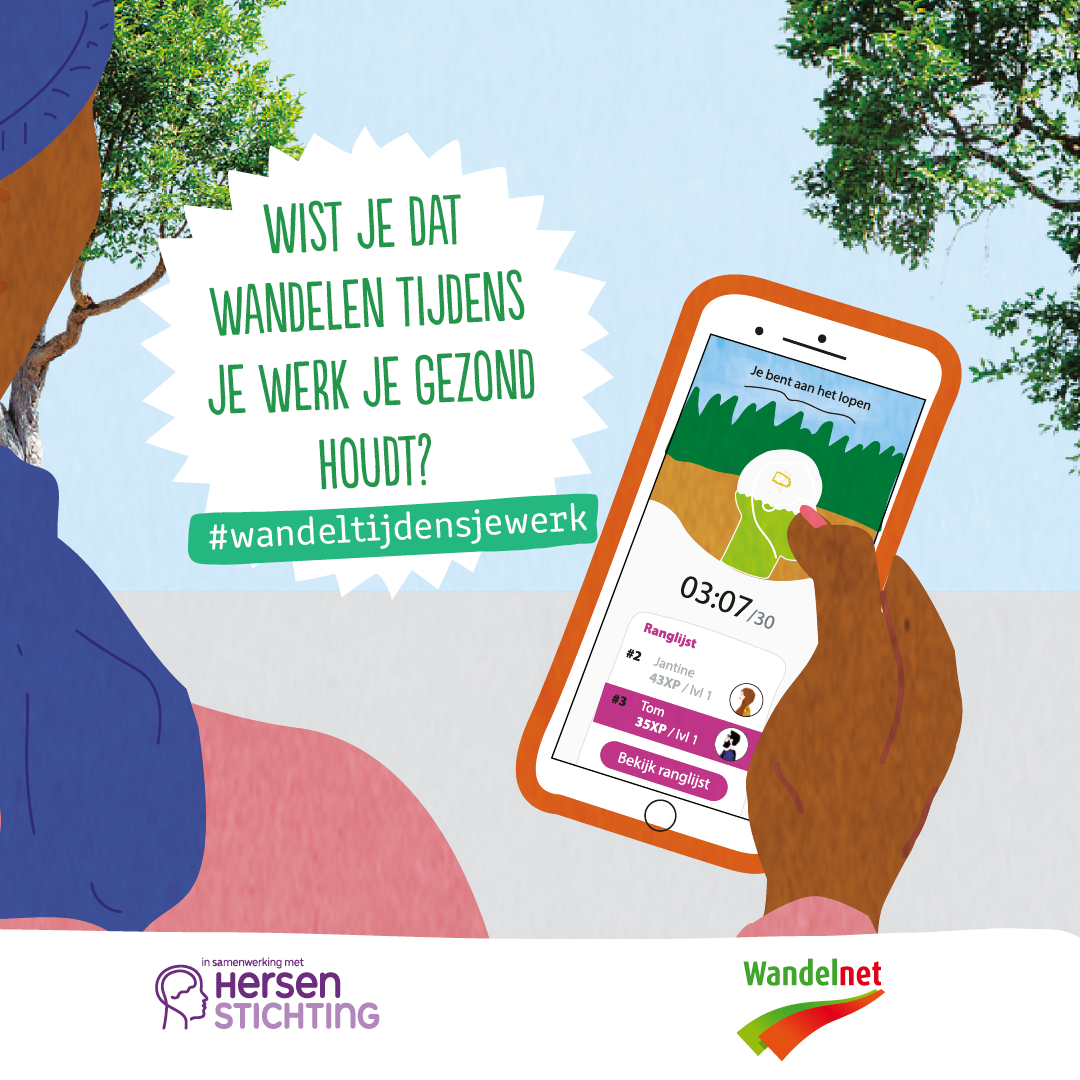 WTJW 2023: wandel tijdens je werkdag! - Wandelnet