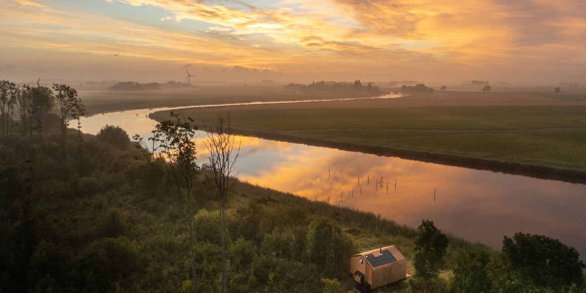 Overnachten in een 'Cabiner' in gebieden van Staatsbosbeheer - Wandelnet
